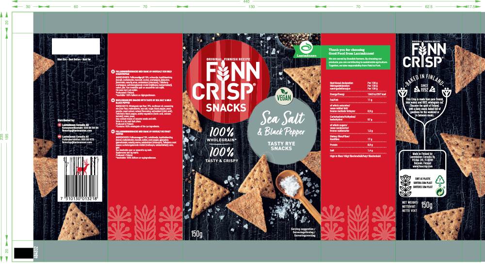 Rye Snack Sea Salt & Black Pepper 5x150g – 104100 | LM Identity manual